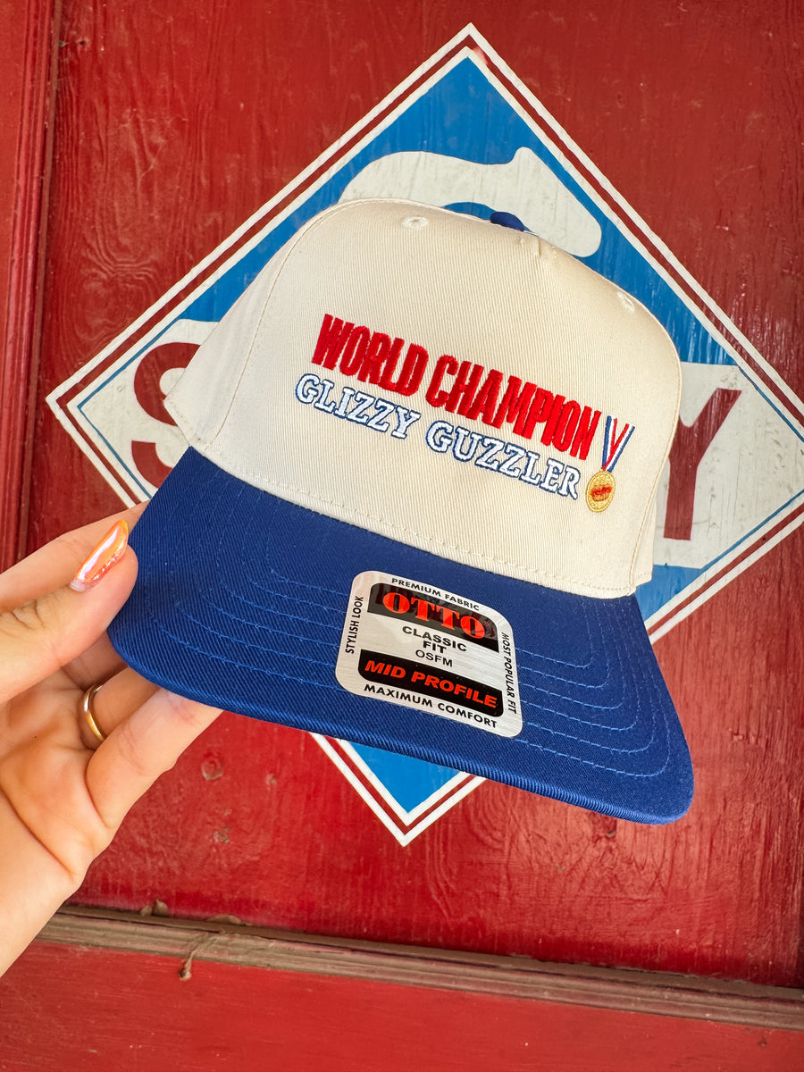 WORLD CHAMPION GLIZZY GUZZLER HAT – Kea Roze Boutique